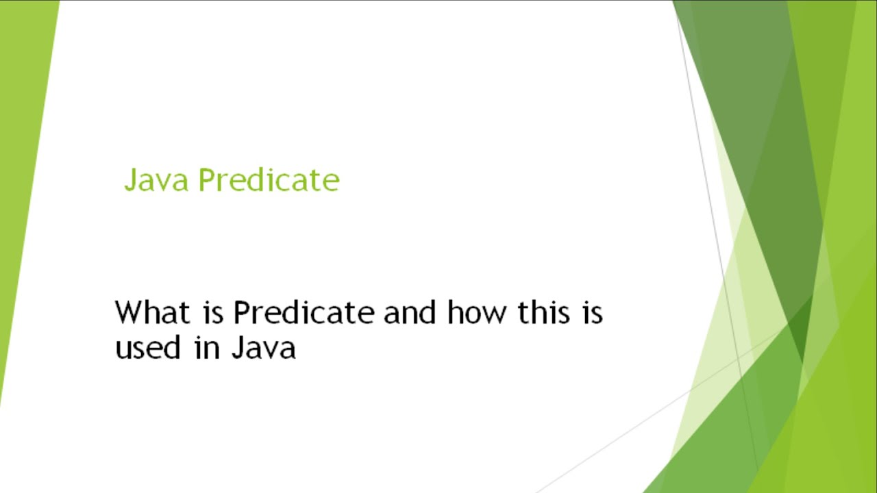 Java Predicate basics #java #streams #springboot