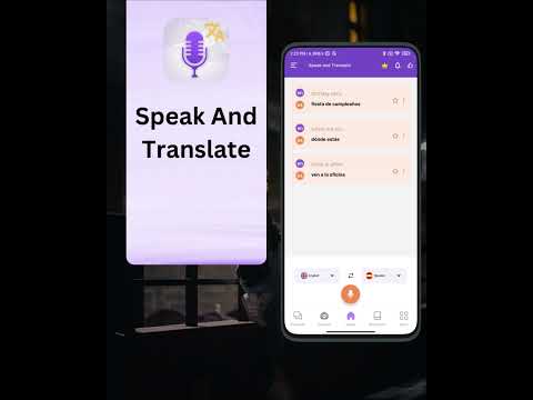 Speak and Translate app