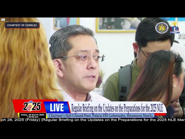 WATCH: Comelec gives updates on 2025 elections preparations