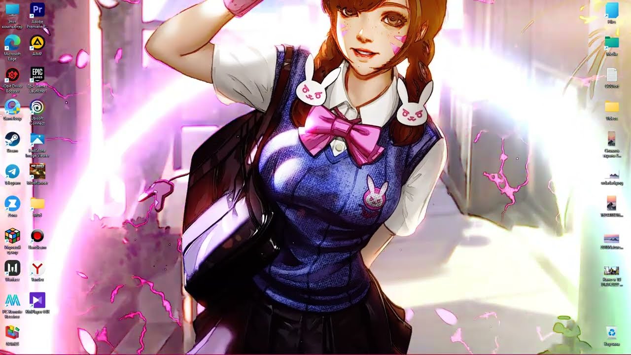 Wallpaper Engine - D.Va / Overwatch