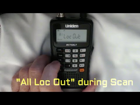 All Loc Out Error with the Uniden Bearcat Scanner