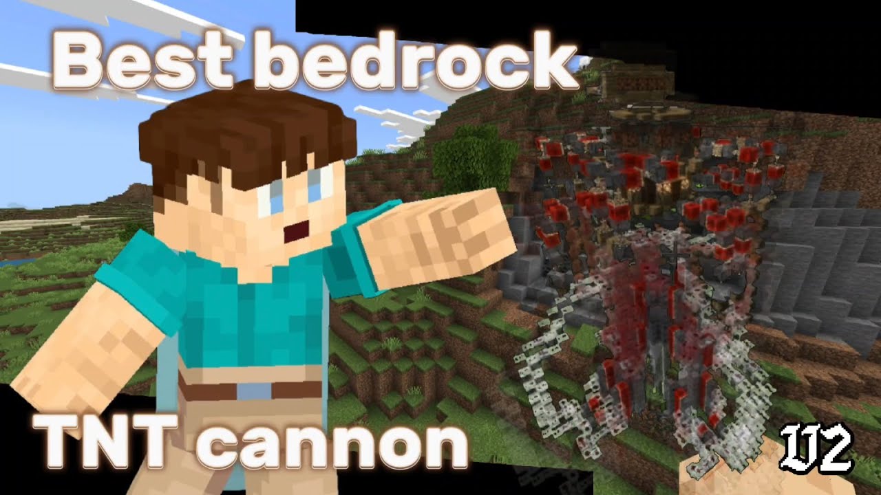 The best TNT cannon in Minecraft bedrock edition