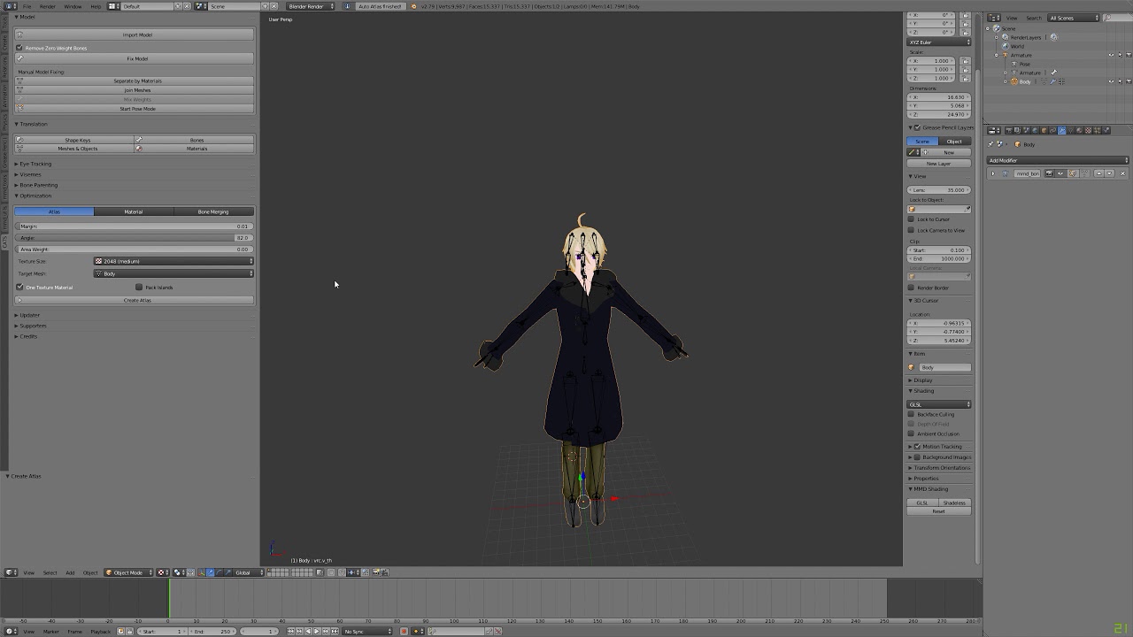 VRChat Tutorial - Texture Atlas (Improve performance on your avatar)