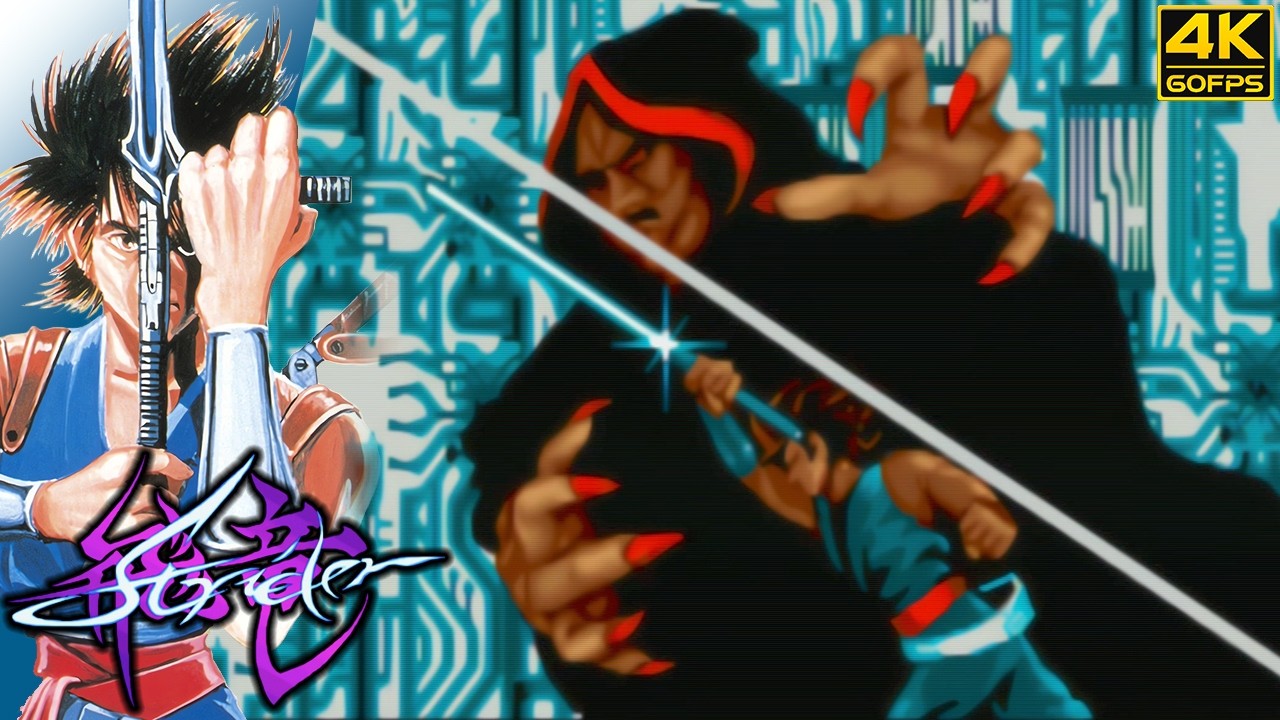 Strider (Arcade / 1989) 4K 60FPS