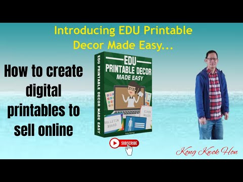 How To Create Digital Printables To Sell Online - What Are Edu Decor Printables
