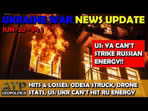 Ukraine War NEWS Update (20250620a): Pt 1 - Overnight & Other News: Odesa Struck