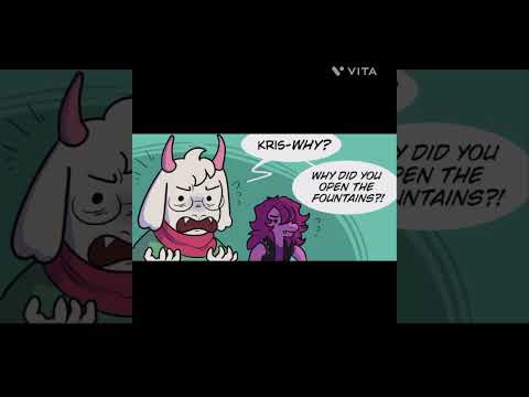Kris why again? #comic #deltarune #comicdub #shorts #aprilfools