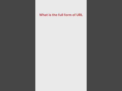 Full form of url || *url ki full form kya hai* || #shorts #viral #study #ytshorts #url