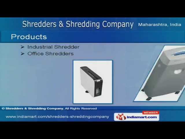 Heavy Duty Shredders - Pilot Paper Shredders Manufacturer from Mumbai