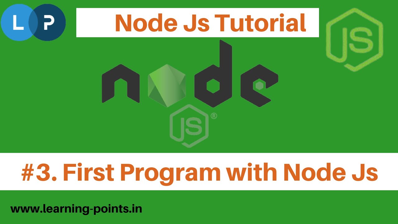 First Program with Node Js | How to create node js project | Node Js Tutorial | Learning Points