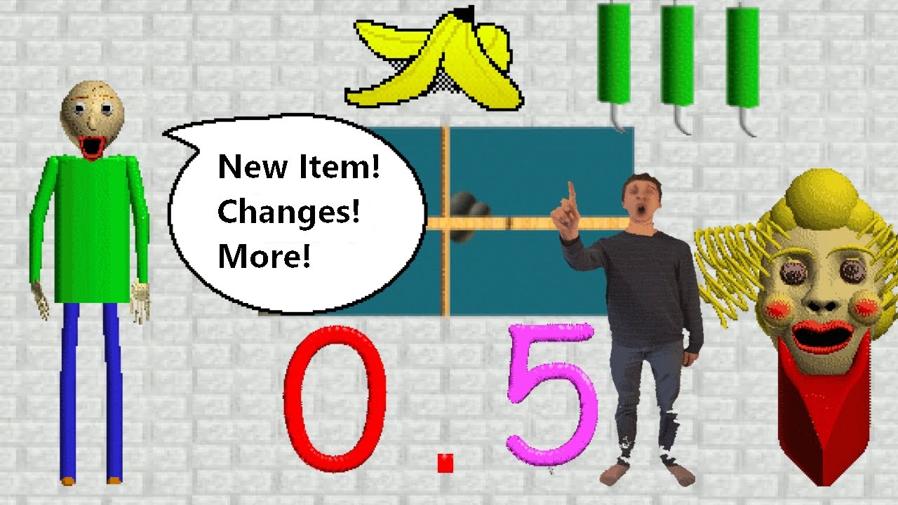 Baldi's Basics: Everything New in 0.5 | All Changes