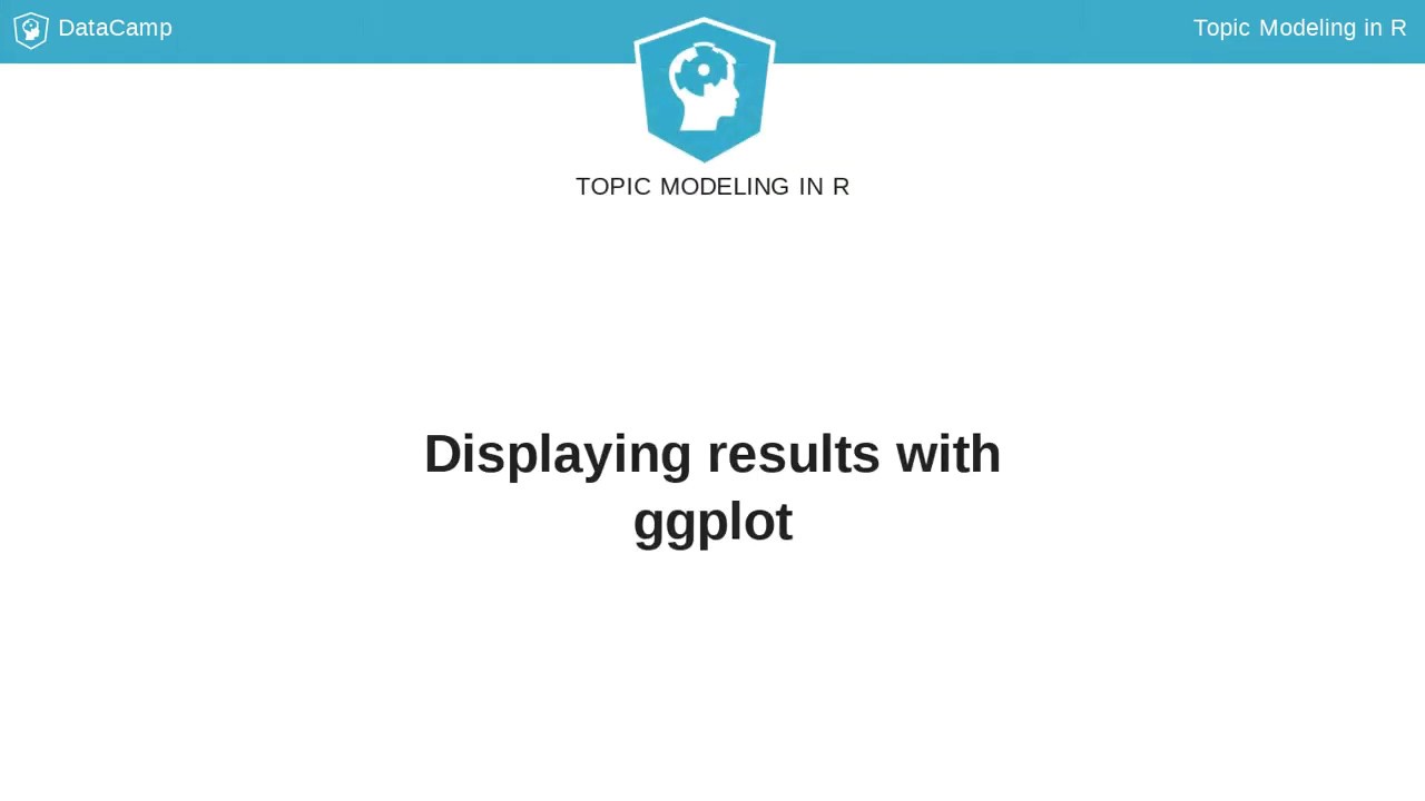 R Tutorial : Displaying results with ggplot