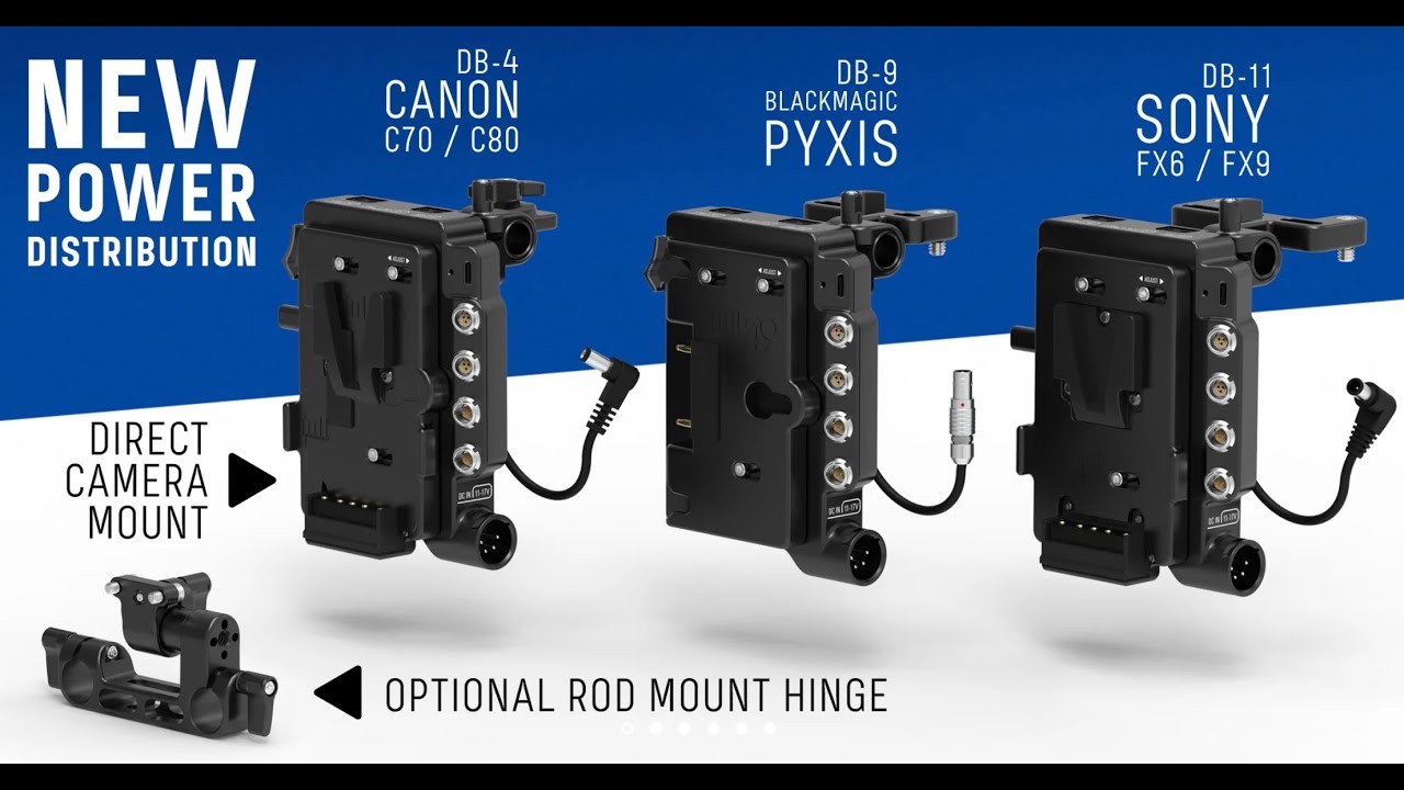 MID49 Power Distribution for Canon C70/80, C400, Sony FX6/FX9, BURANO & Blackmagic PYXIS First Look