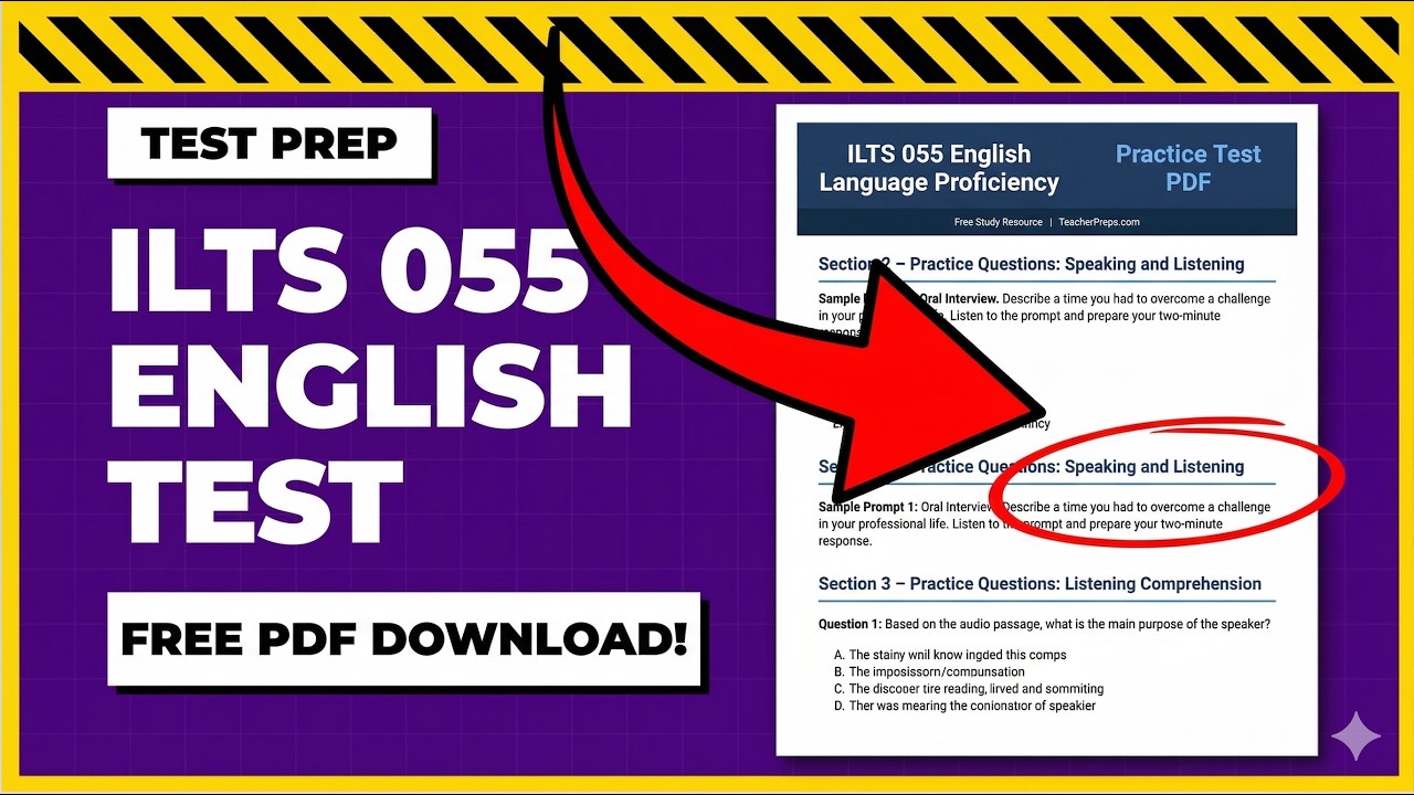ILTS 055 English Language Proficiency Practice Test | FREE PDF DOWNLOAD | TeacherPreps