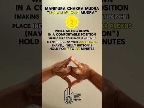 Manipura Chakra Yoga Mudra | How to Practice | Solar Plexus Chakra Mudra | Hand gesture