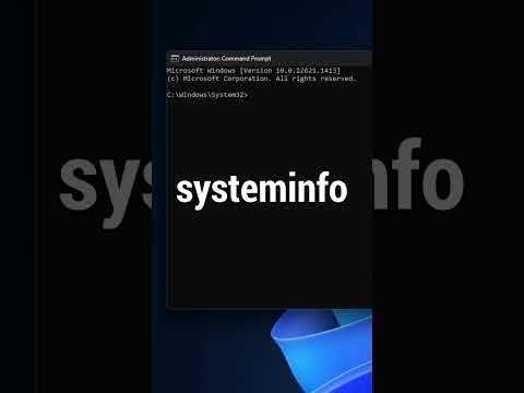 Find All System Information on PC with One Command