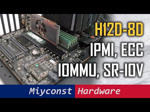Proxmox, Unraid, IOMMU, SR-IOV, ECC on Huananzhi H12D-8D EPYC - motherboard review, part 2