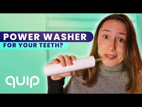 Quip Water Flosser Review | This thing is scary!