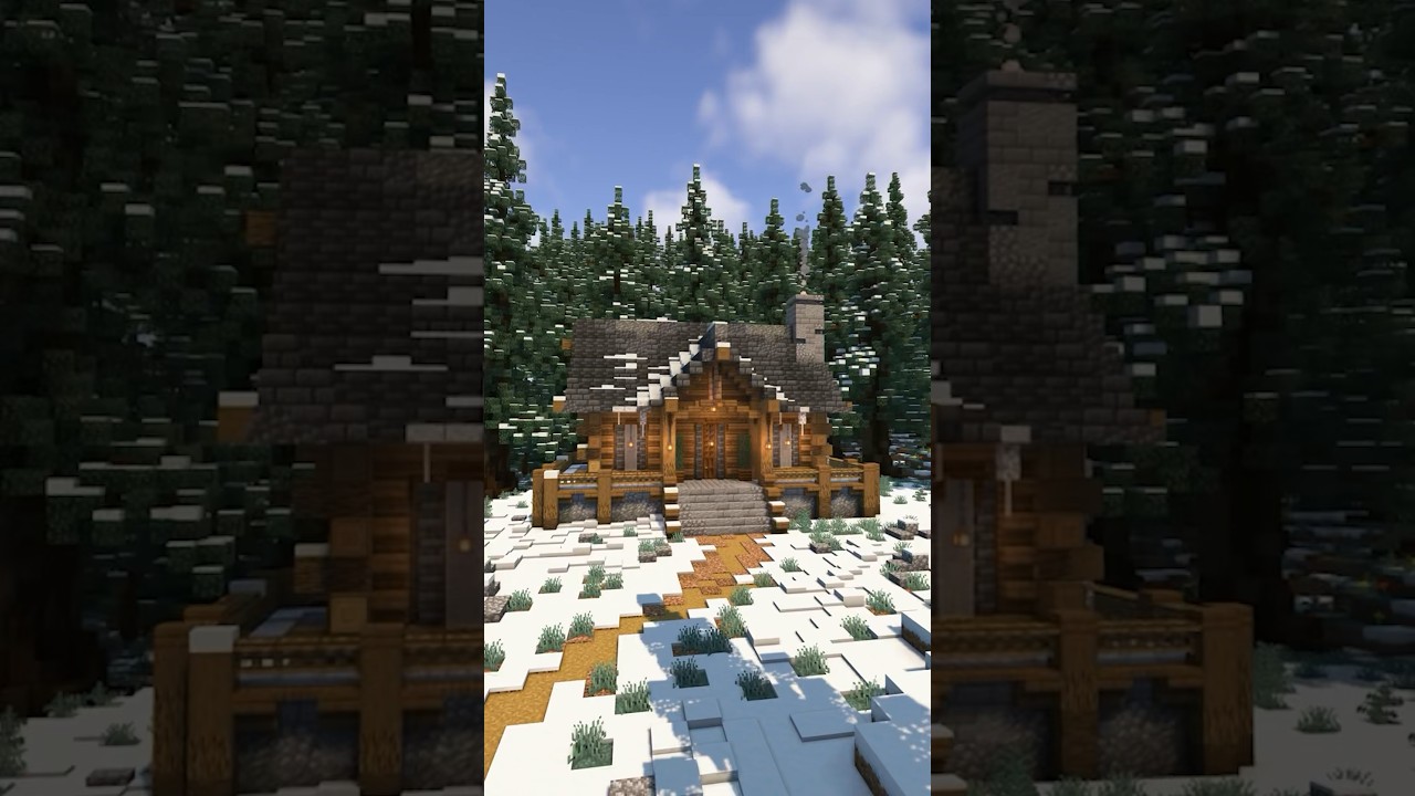 Minecraft Log Cabin
