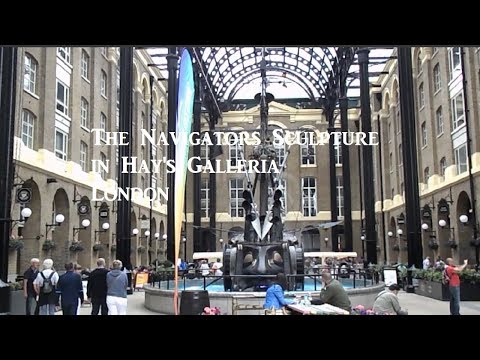 The Navigators Sculpture in Hay's Galleria