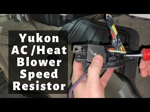 How To Fix AC / Heat Air Not Blowing In A 2002 - 2006 GMC Yukon - Blower Motor Speed Resistor DIY