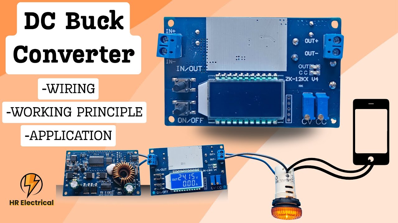 Buck Converter Explained | 24V to 5V Step-Down DC-DC Tutorial (With Demo)