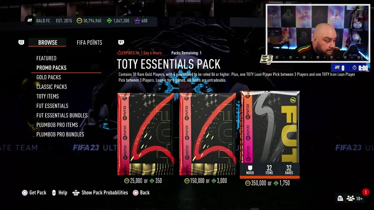 Bateson87 opens 350k TOTY Essentials Pack