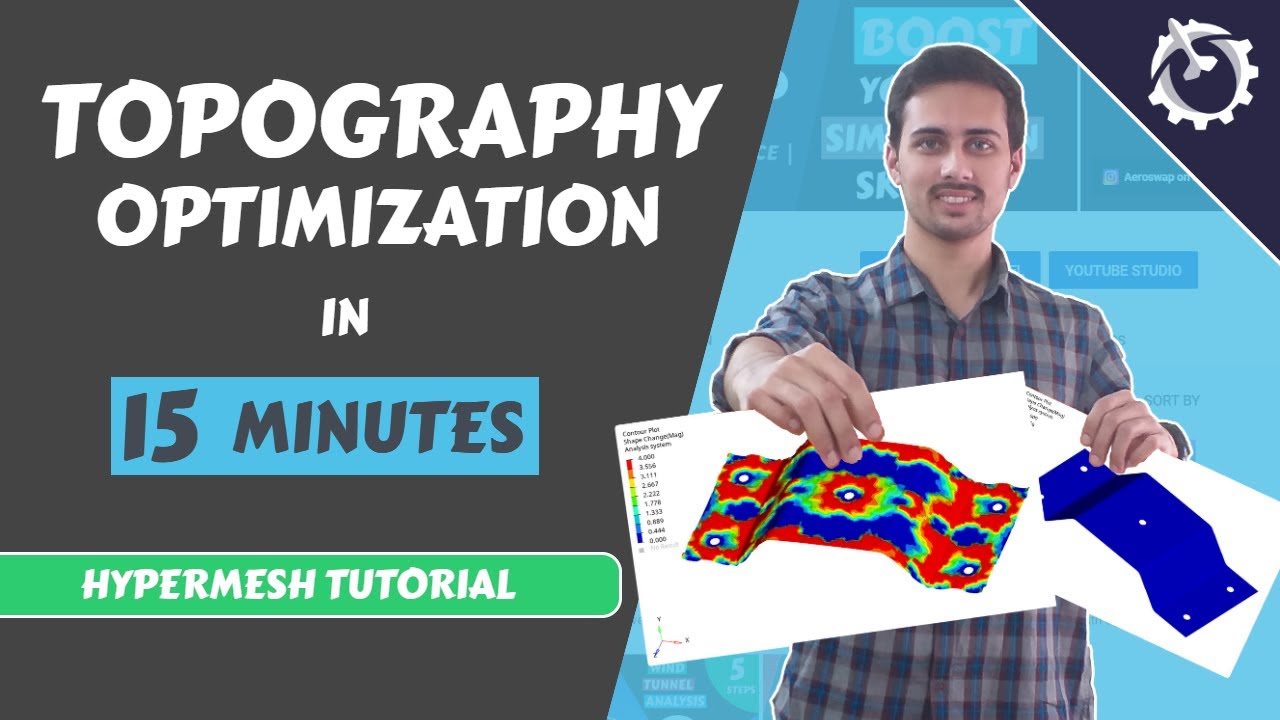 Topography Optimization using Hypermesh [Optistruct Tutorial]