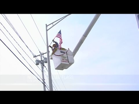170 new American Flags now lining Memorial Drive in Chicopee
