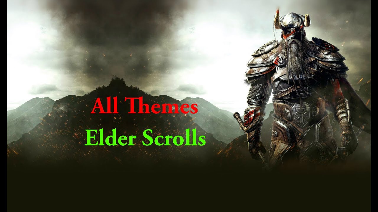 All Elder Scroll Themes (ARENA - Online(HQ, HD))