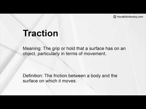 Traction Meaning
