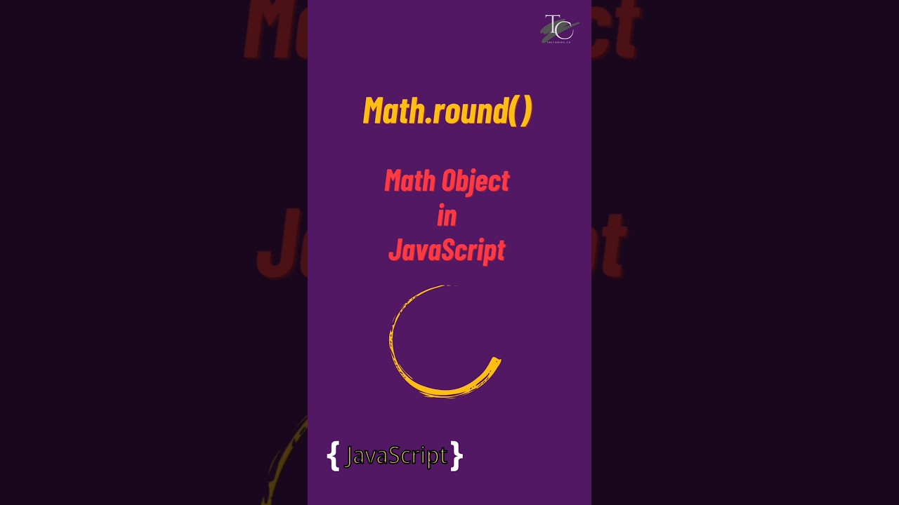 Math.round() method in javascript | Math object in javascript | #javascript tutorial in 1 minutes