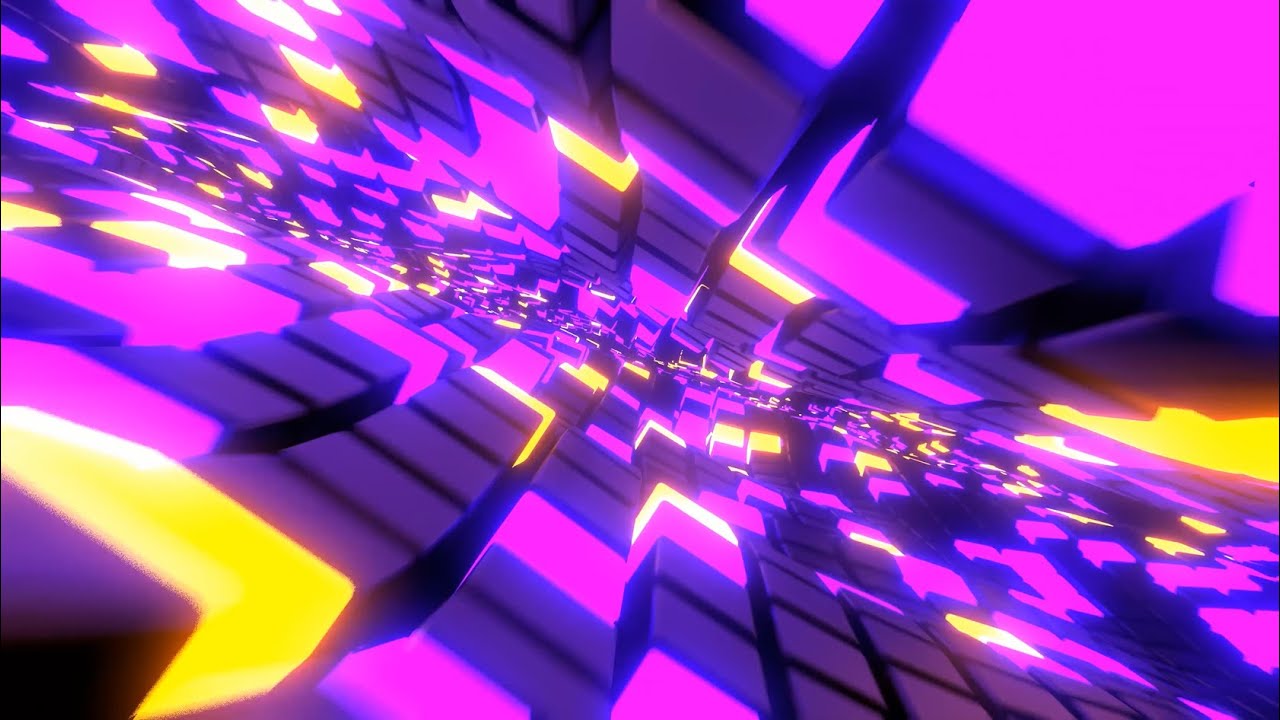 NEON PINK & GOLD SQUARES COMIN' ATCHA! 👽 Background Screensaver 1 Hour 4K
