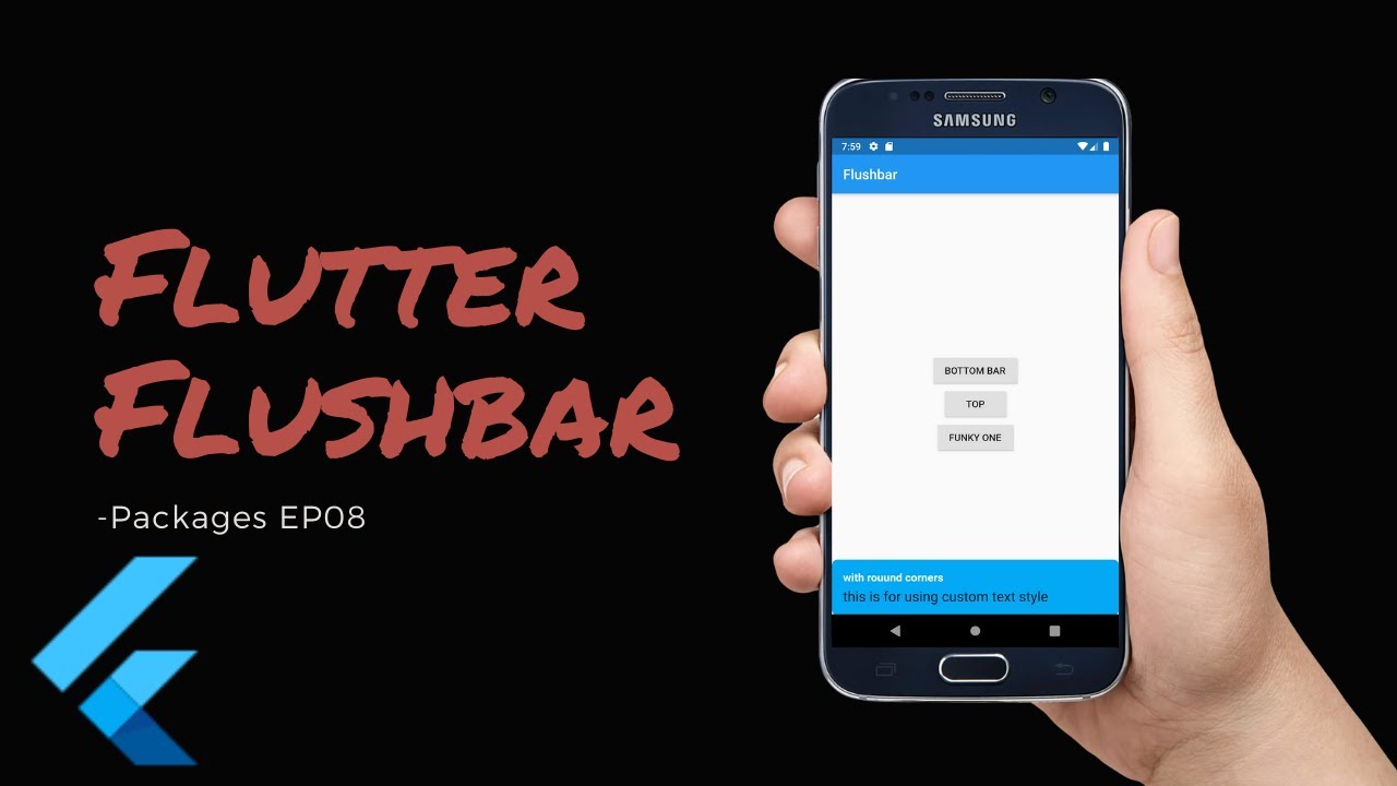 Flutter Flushbar | Exploring Packages EP08