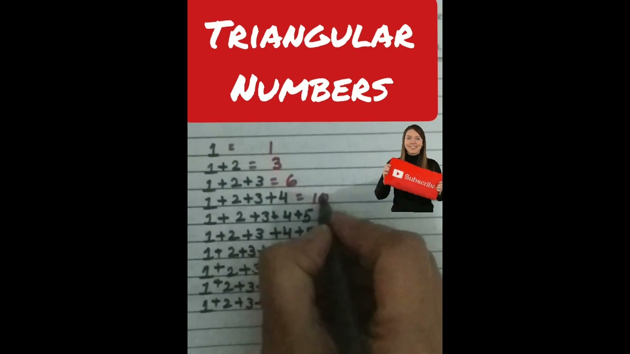 Triangular Numbers #maths #shorts #trending