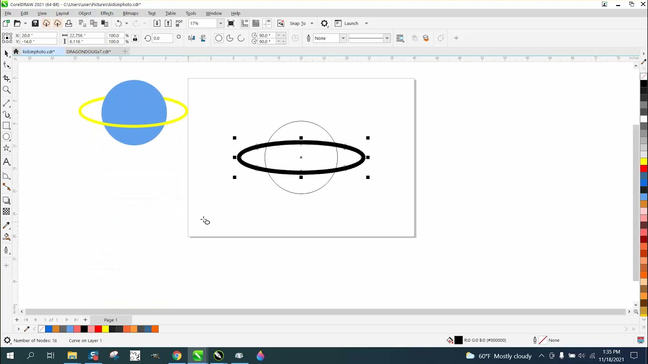 Corel Draw Tips & Tricks Ring around a Sphere