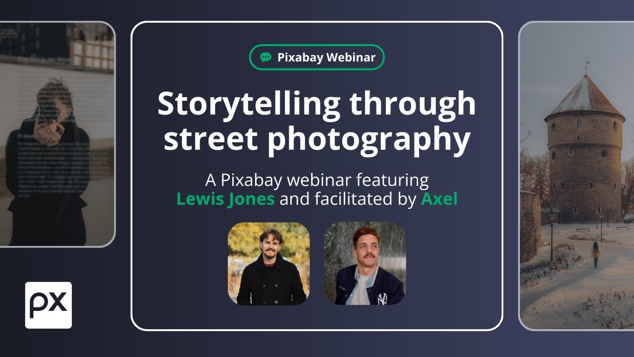 Storytelling through Street Photography Webinar with Lewis Jones | Pixabay