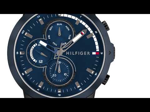 Buy Online Tommy Hilfiger Blue Dial Quartz Analog with Date Watch for ...