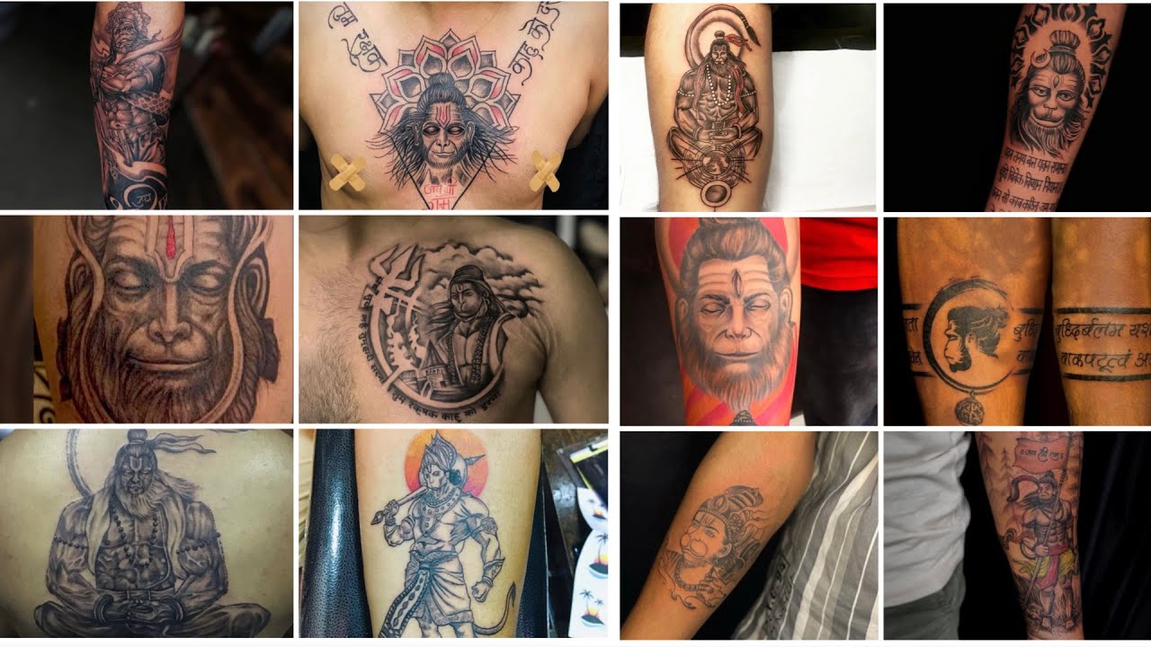 Very powerful lord Hanuman ji tattoo design | powerful tattoos |spiritual tattoo |religious tattoo