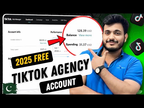 FREE TikTok Agency Account in Pakistan | Run TikTok Ads in PK