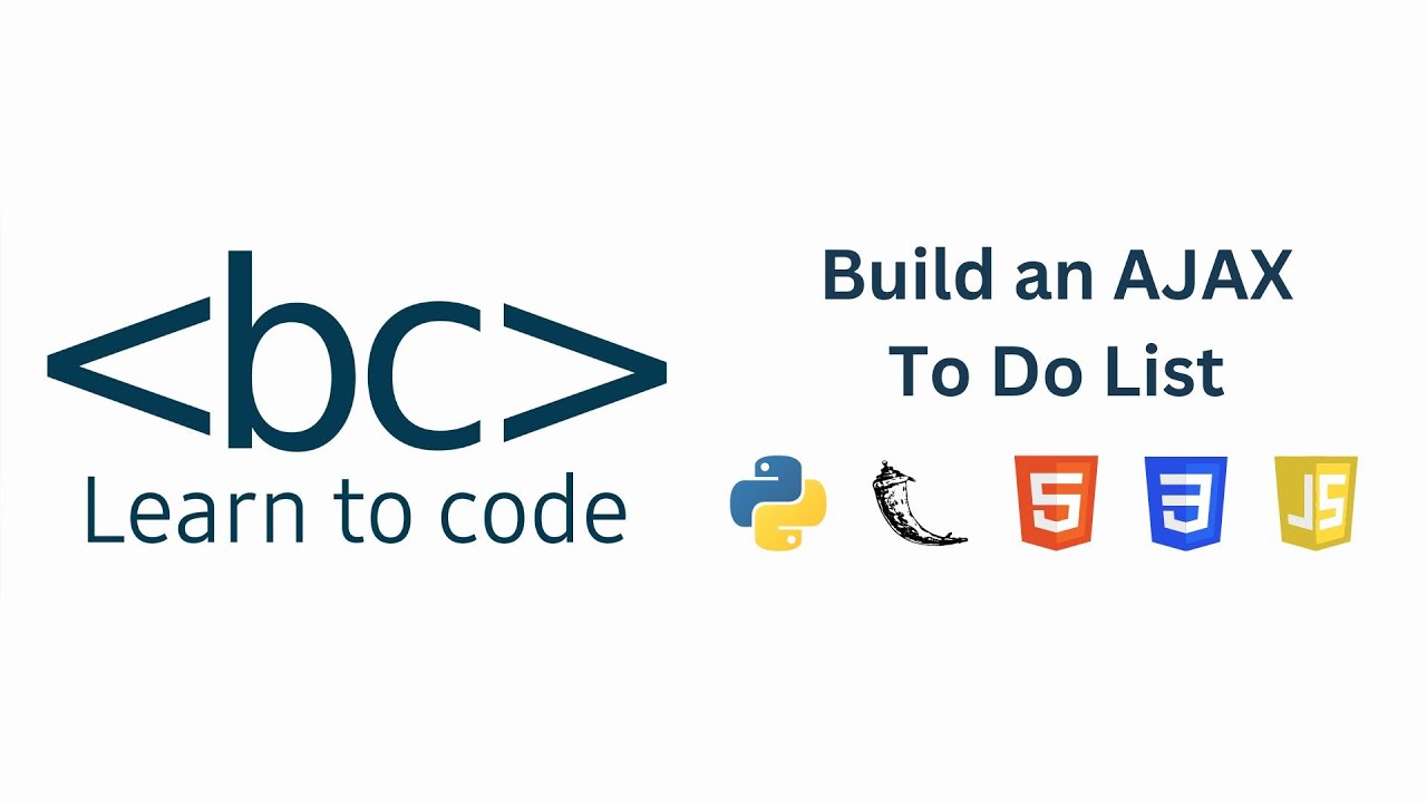 How to Build a Dynamic To-Do List App with AJAX, Python, and Flask | Full Tutorial