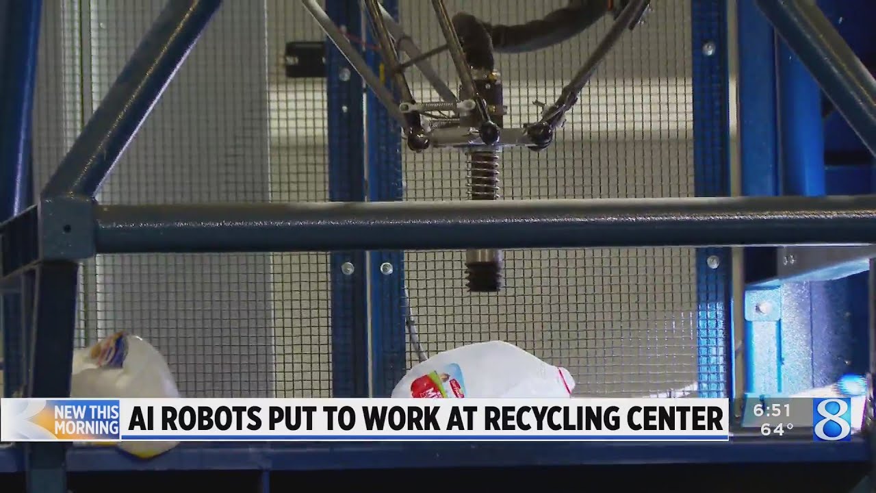 AI robots put to work at recycling center