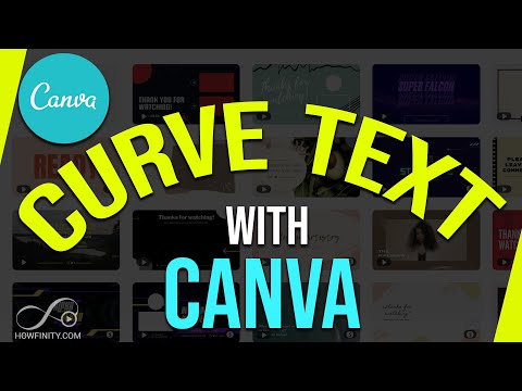 How to Curve Text in Canva