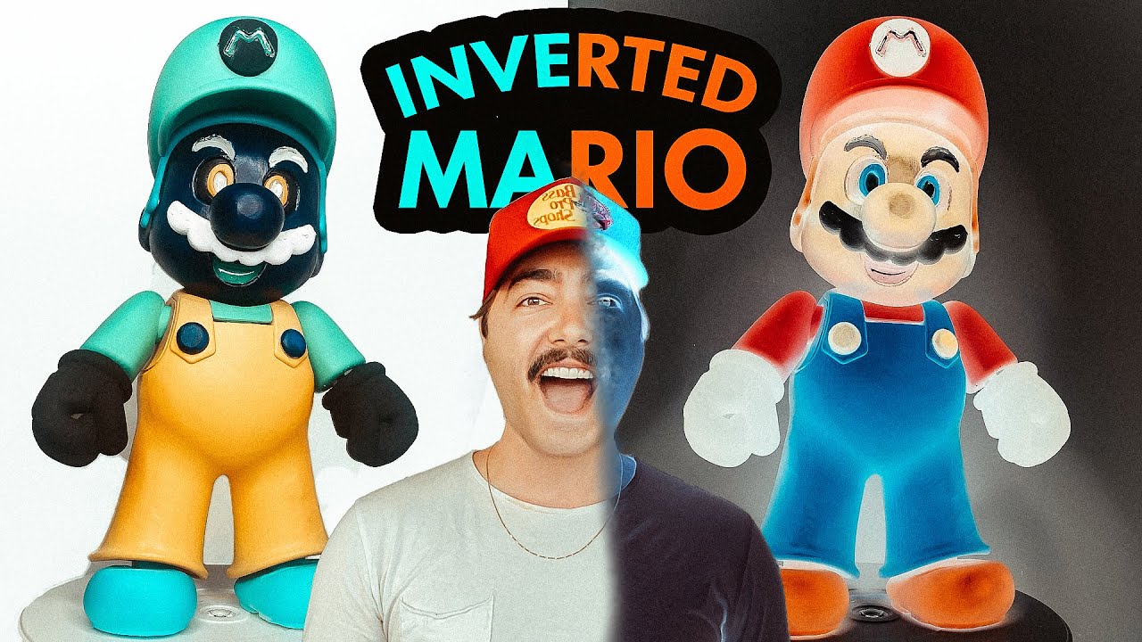MAKING AN INVERTED MARIO out of RESIN!