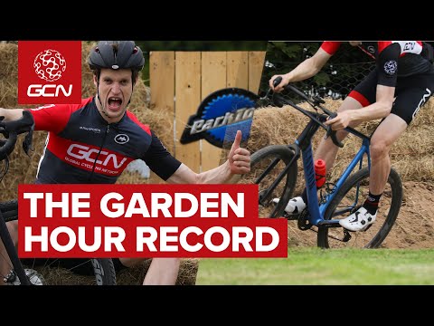 We Built A Velodrome! | GCN's Garden Hour Record