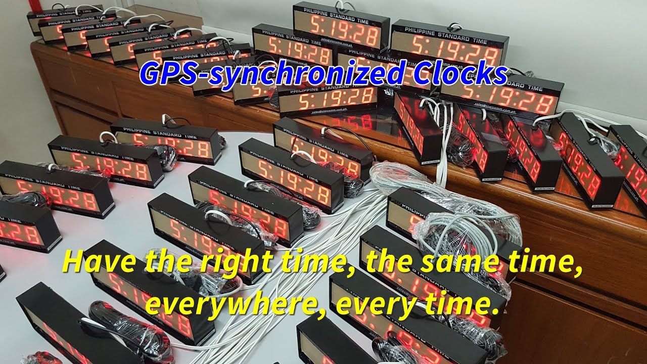 SyncRight 1.5-inch GPS-synchronized Clocks