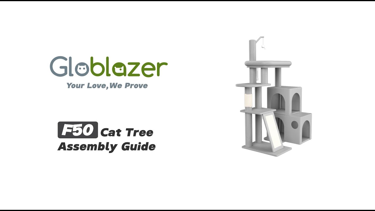 Globlazer F50 Cat Tree Assembly Guide