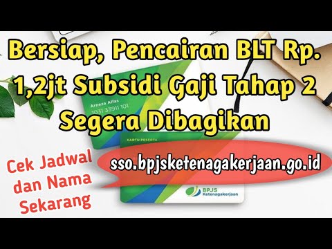 LINK Cek Penerima BLT BPJS Gelombang 2 di sso.bpjsketenagakerjaan.go.id