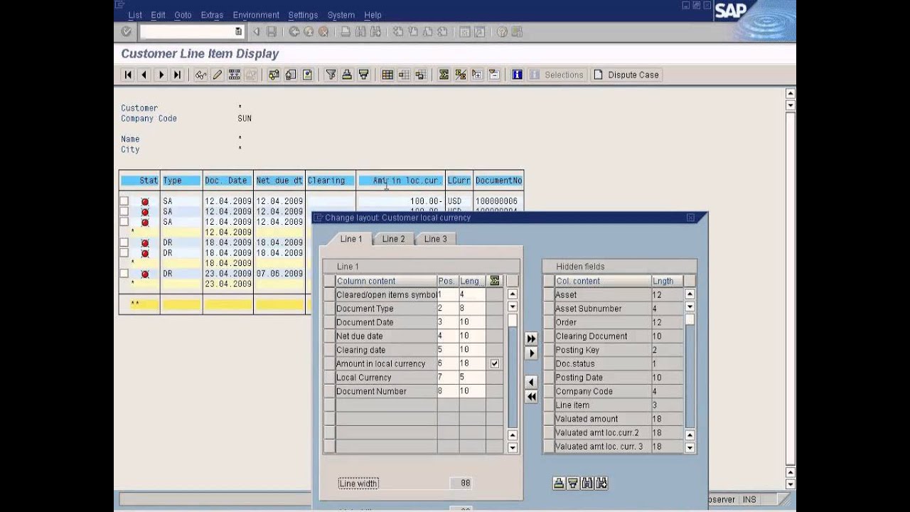 SAP Saving Report Layouts