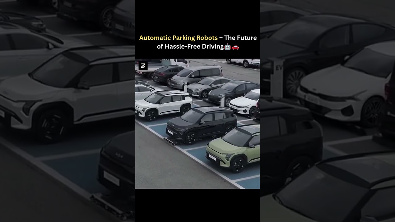 Robots park better than humans 🚗🤖#AutomaticParking #SmartCars#FutureOfDriving#CarTech #TechReels#tec